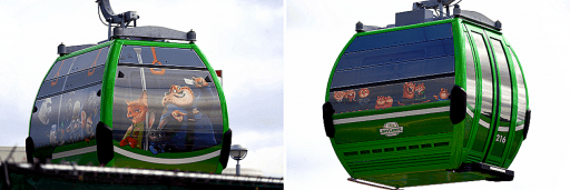 Disney World’s Skyliner Ride Features Zootopia-Themed Gondola ...