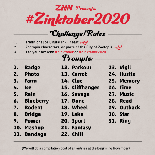 Zinktober (By: ZNN) – Zootopia News Network