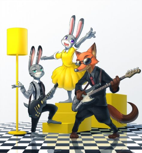 Art of the Day #502: Guitar Zoot – Zootopia News Network