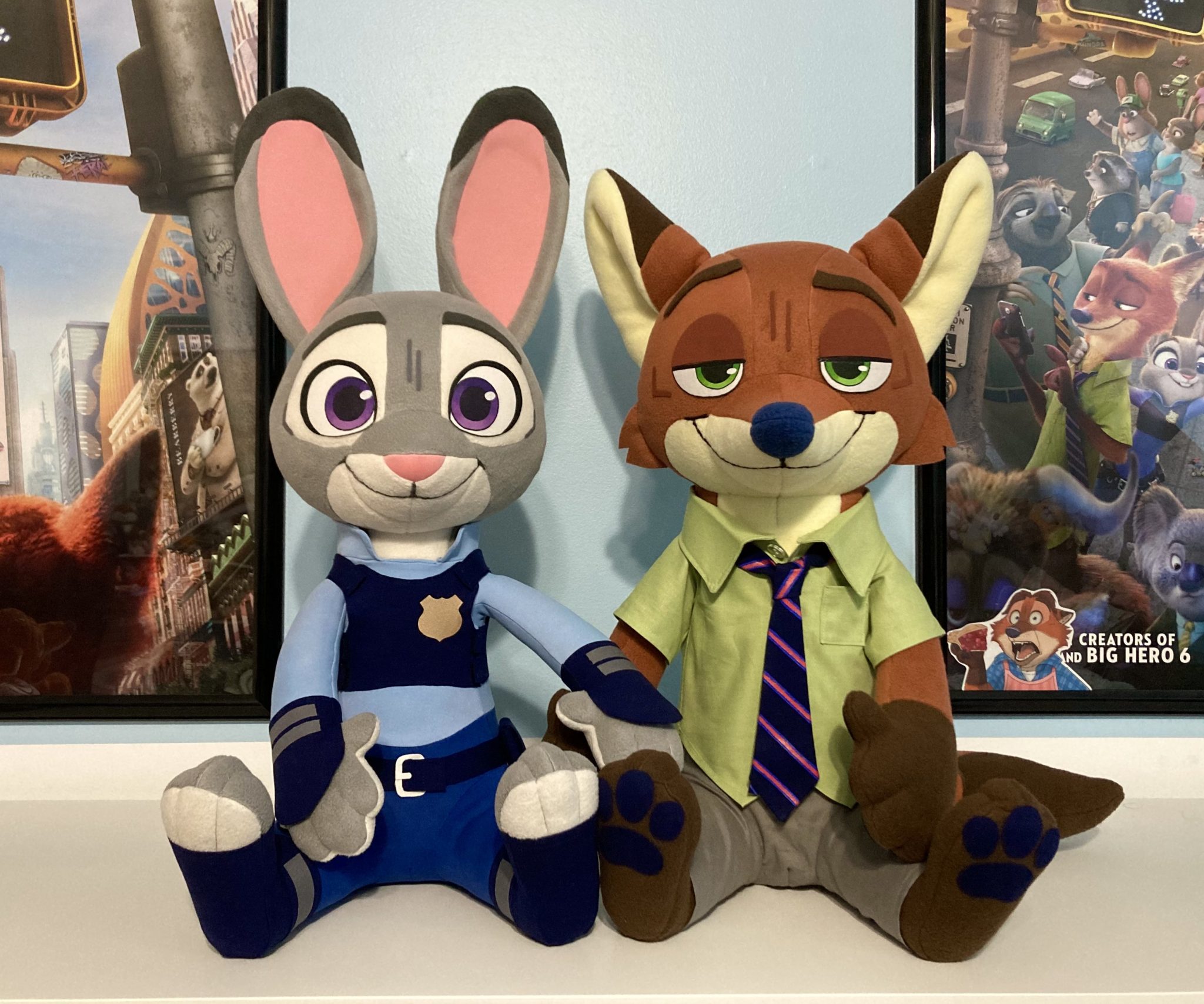 Art: Judy Hopps and Nick Wilde Custom Plushies (By aaronjay_askal ...