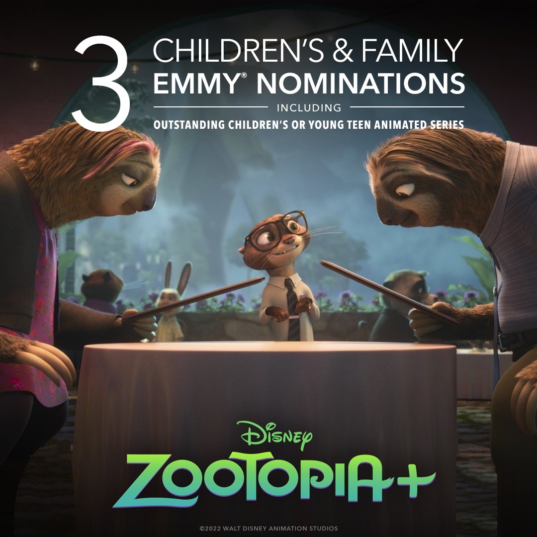 News: Zootopia+ Nominated for 3 Children’s & Family Emmys – Zootopia ...