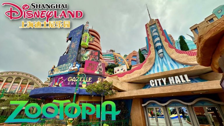 Video: Zootopia Walk-Through 2023 | Shanghai Disney Resort (By Laughing ...