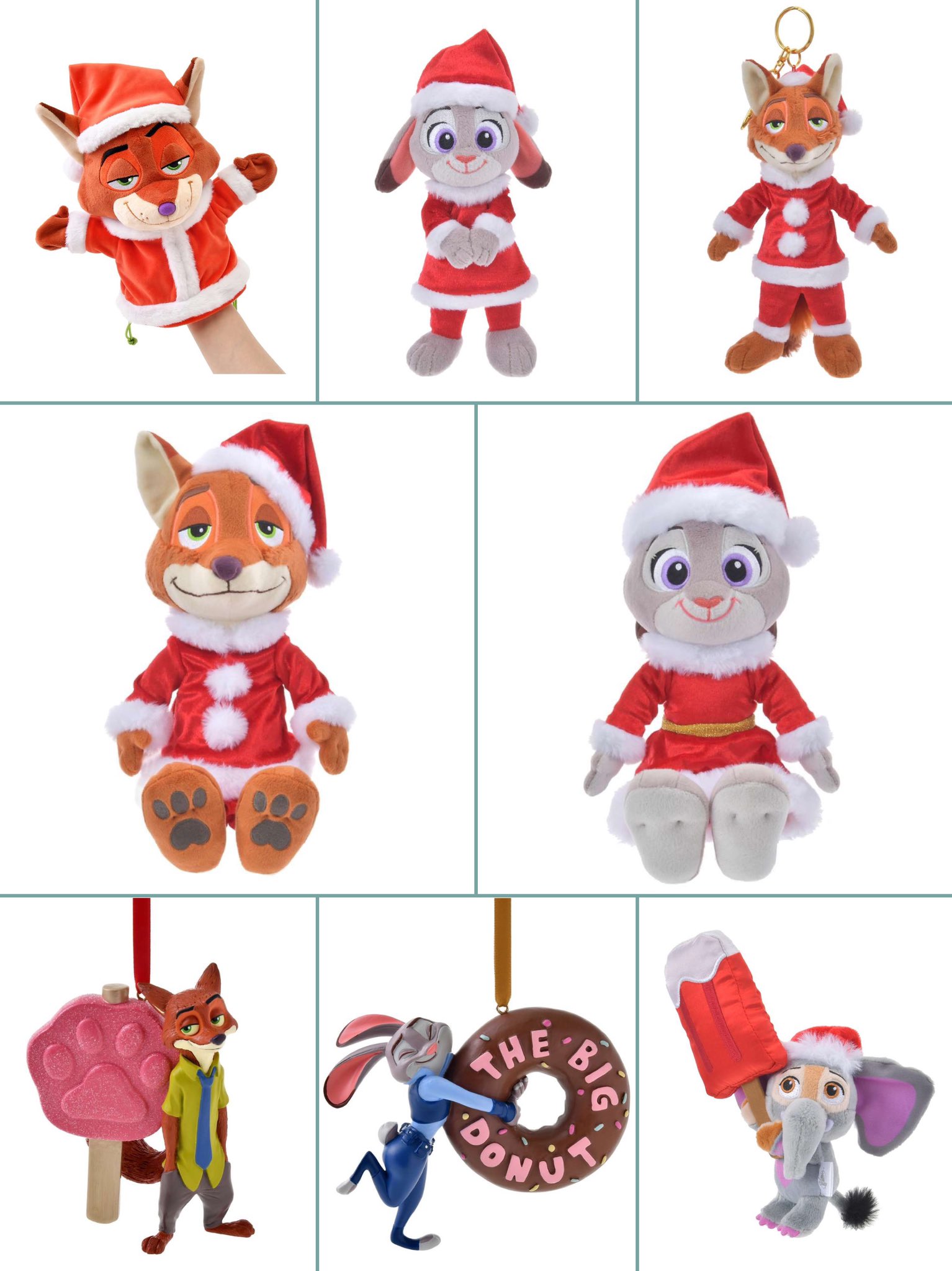Merch: Zootopia Christmas Themed Plushes and Key Chains – Zootopia News ...