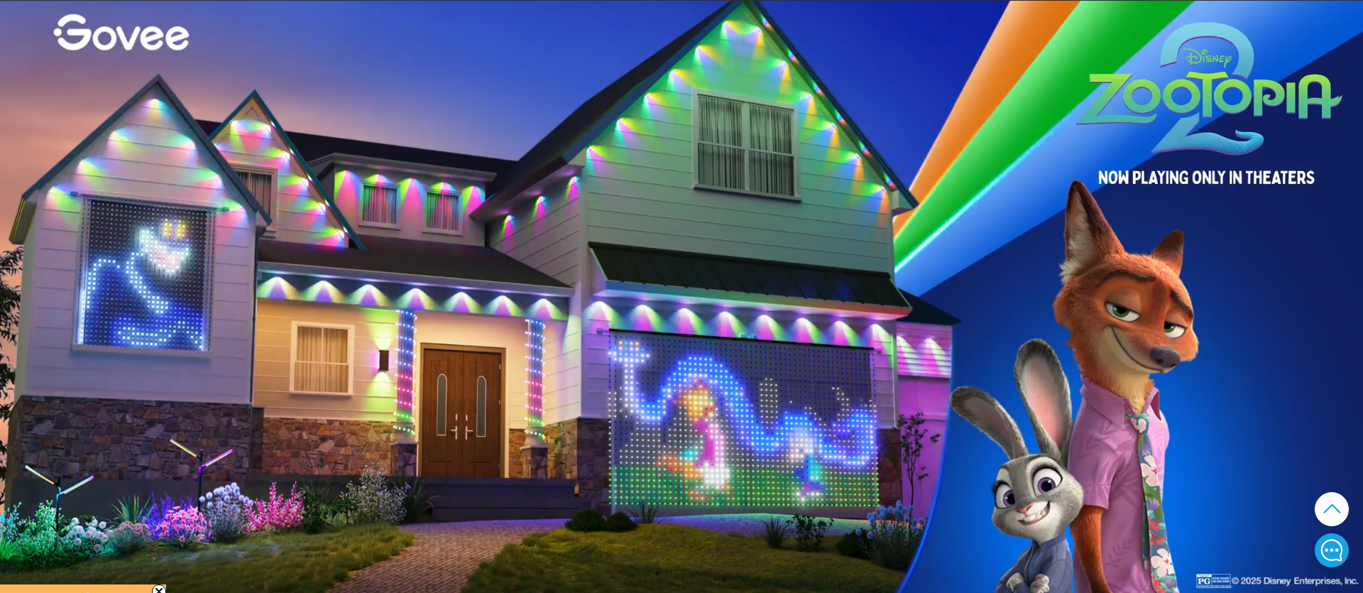 Merch: Govee Zootopia-themed outdoor lighting (By: Govee) – Zootopia ...